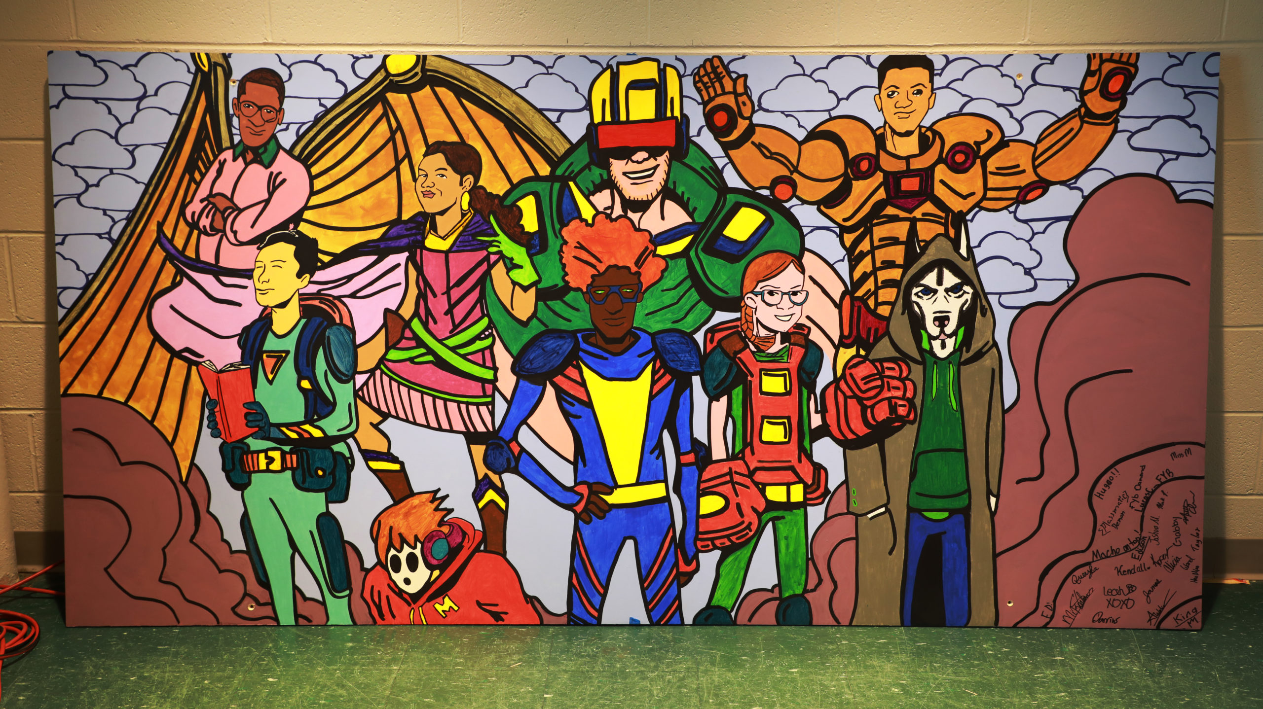 Randolph's Turner Free Library Unveils 'Turner’s Titans' Mural | John ...
