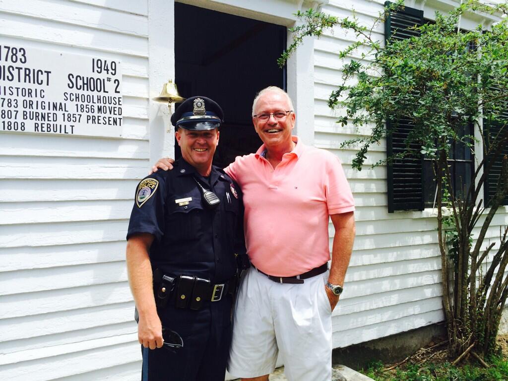 Photos: Boxborough Police Officers Replace Stolen Schoolhouse Bell ...