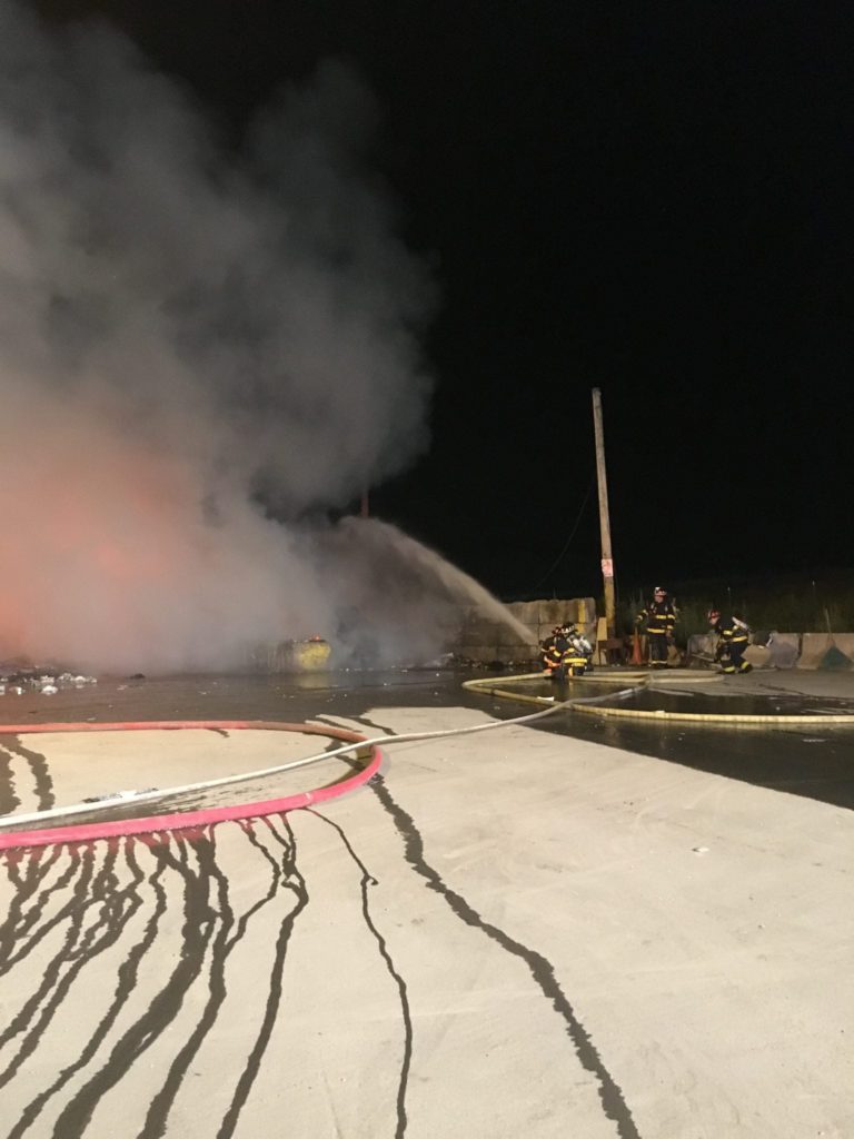 Georgetown Fire Department Responds to Transfer Station Fire | John ...