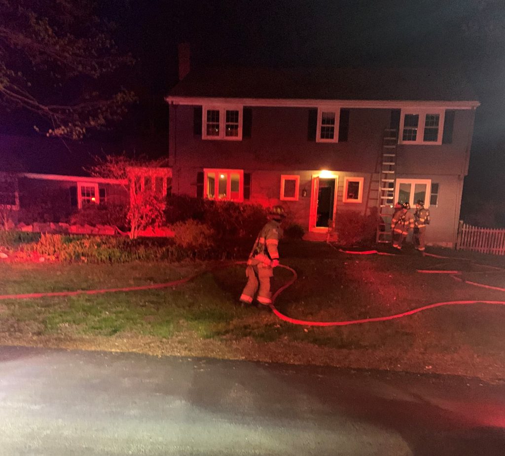 Acton Fire Department Extinguishes House Fire on Olde Lantern Road ...