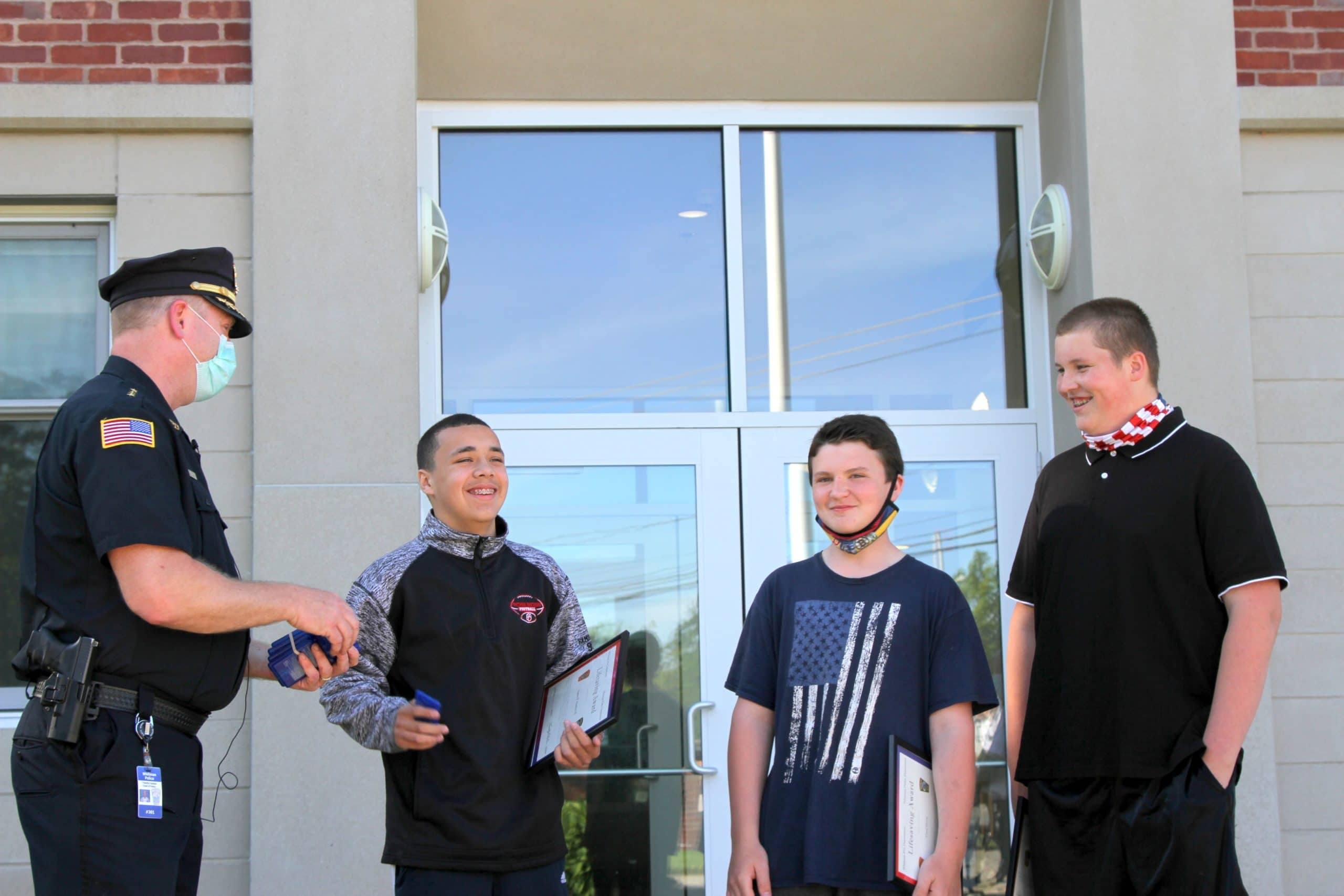*VIDEO* Whitman Police and Fire Departments Recognize Three Kids Who ...