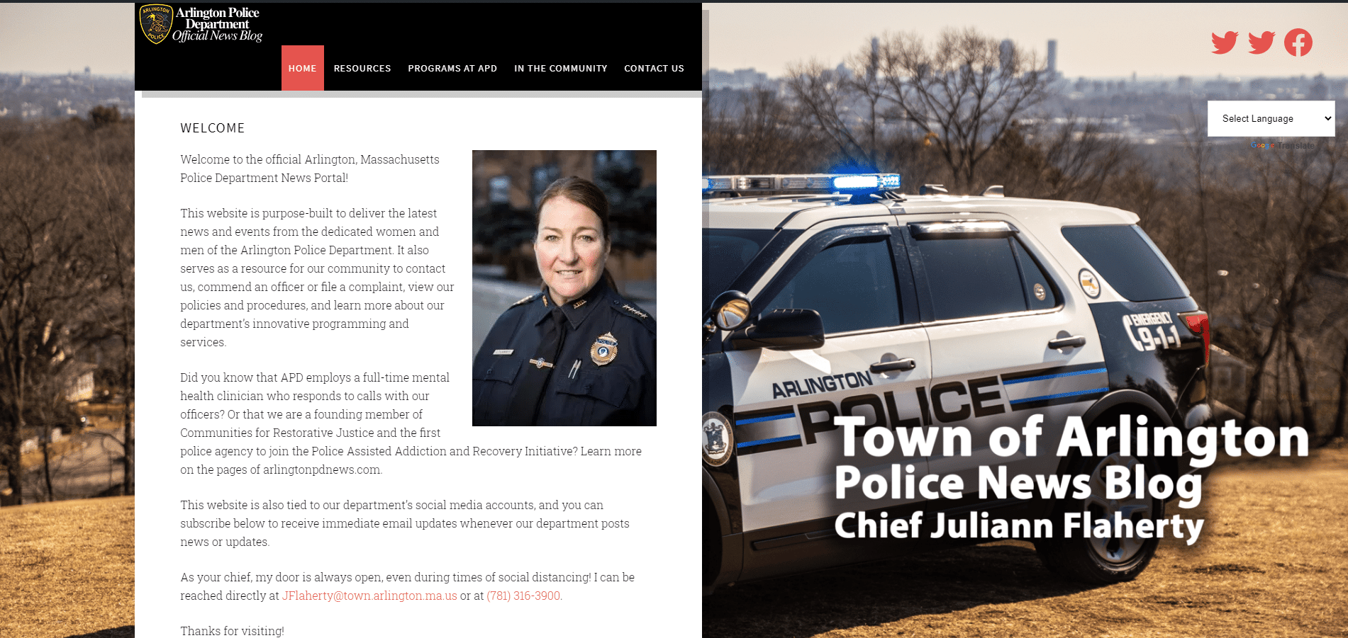 Arlington Police Department Launches News Portal Website | John ...