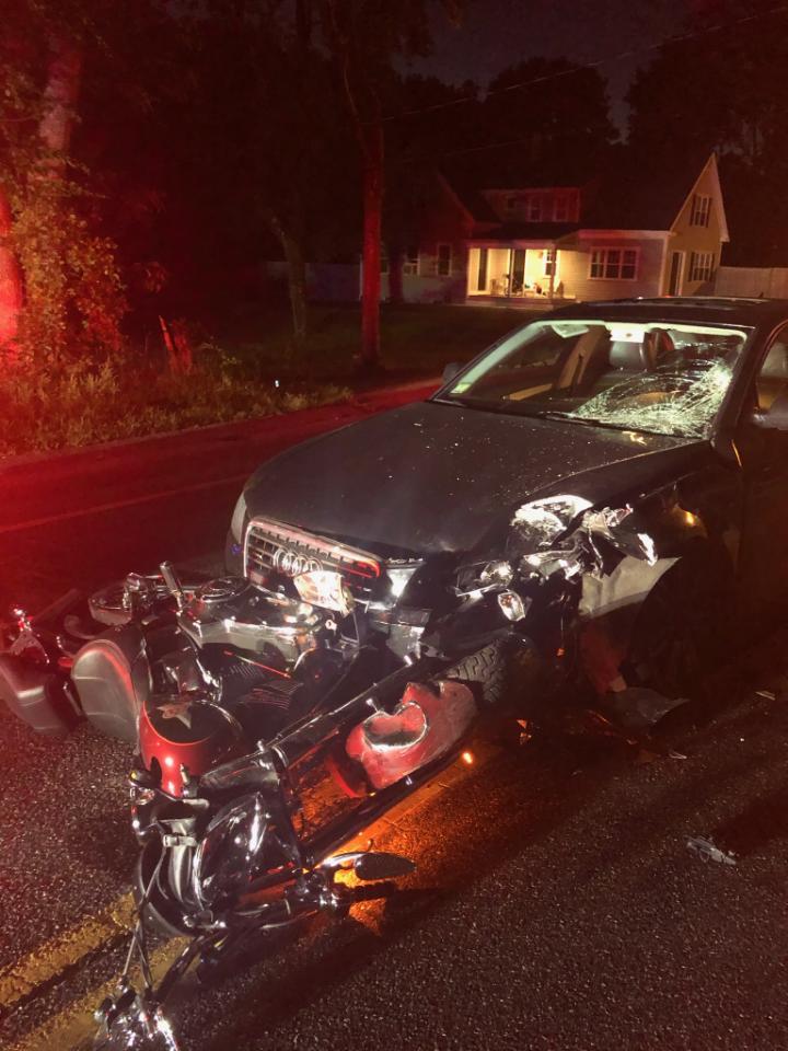 Hanson Police Respond after Crash between Motorcycle and Car | John ...