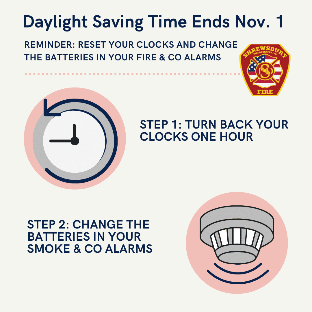 Shrewsbury Fire Department Reminds Residents to Change Their Smoke ...