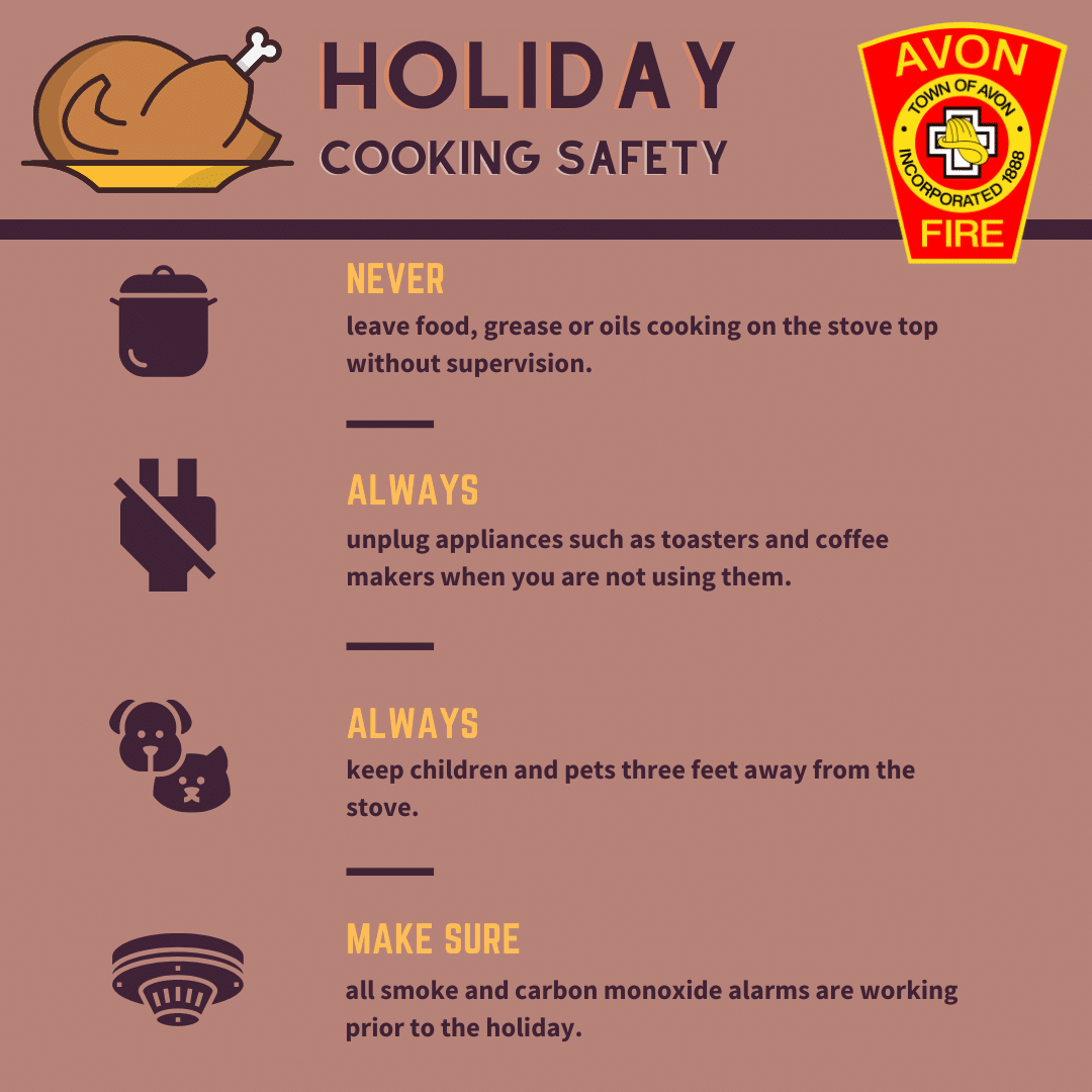 Avon Fire Department Shares Holiday Cooking Safety Tips | John Guilfoil ...