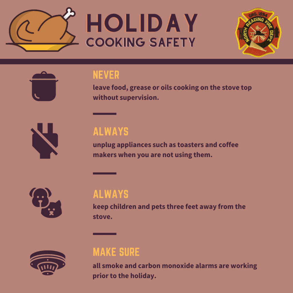 North Reading Fire Department Shares Holiday Cooking Safety Tips | John ...