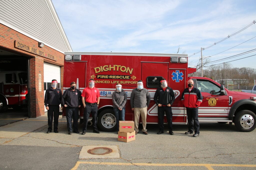 Dighton Fire Department Thanks Local Business for Personal Protective ...