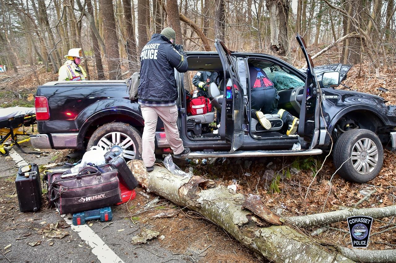 Cohasset Police and Fire Departments Respond to Serious Motor Vehicle ...