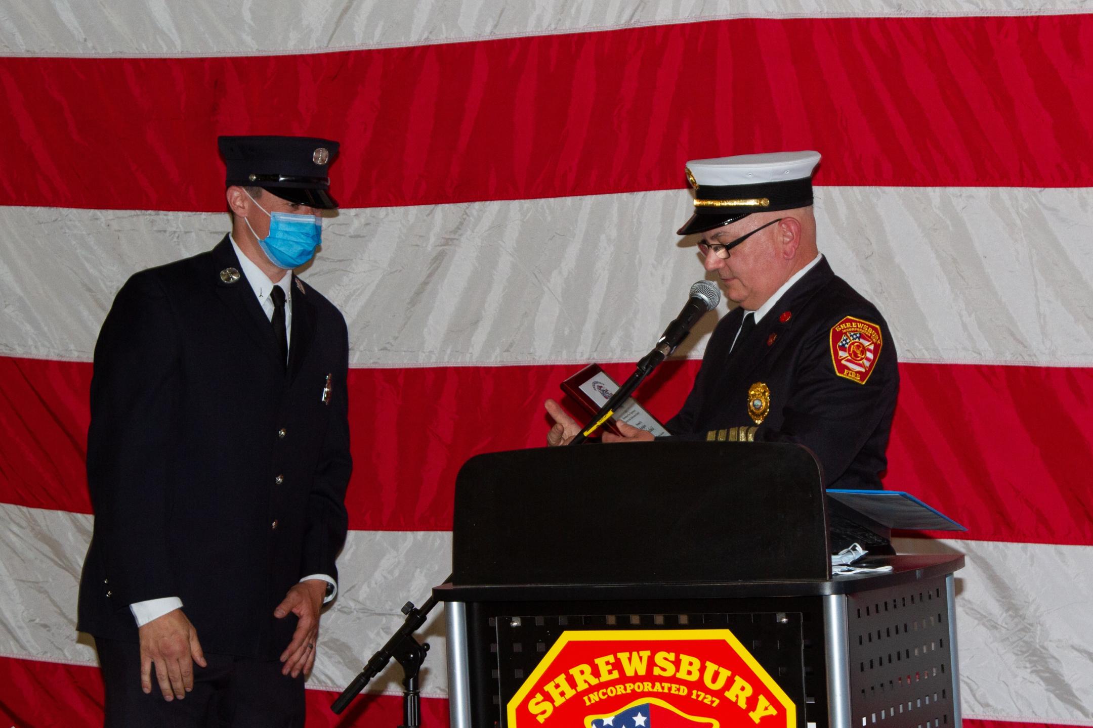 Shrewsbury Fire Department Holds Annual Recognition and Promotion ...