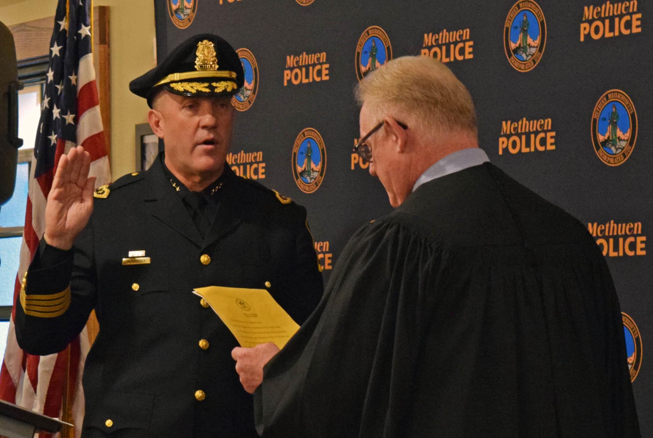 Methuen Police Chief Scott J. McNamara Sworn In | John Guilfoil Public ...