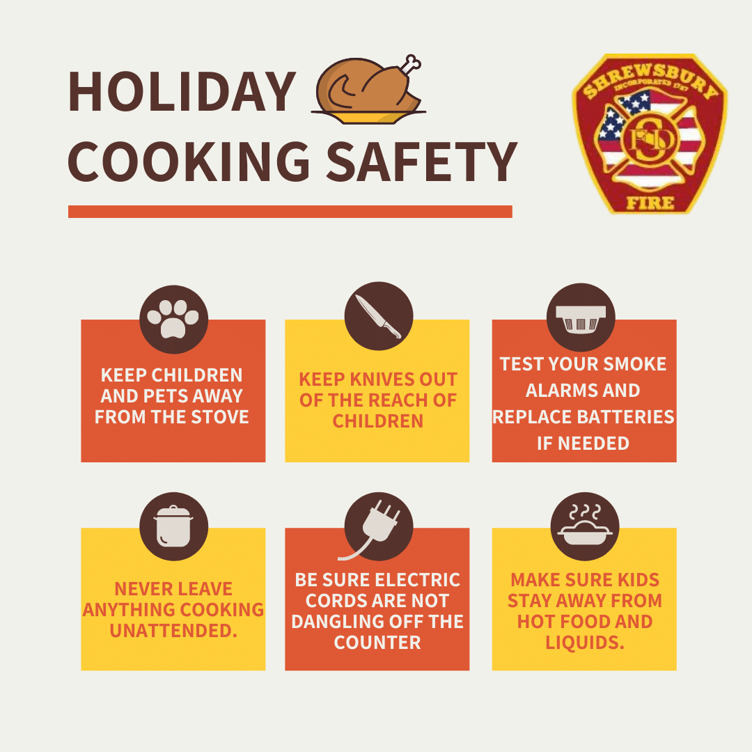 Shrewsbury Fire Department Offers Cooking Safety Tips for the Holiday ...
