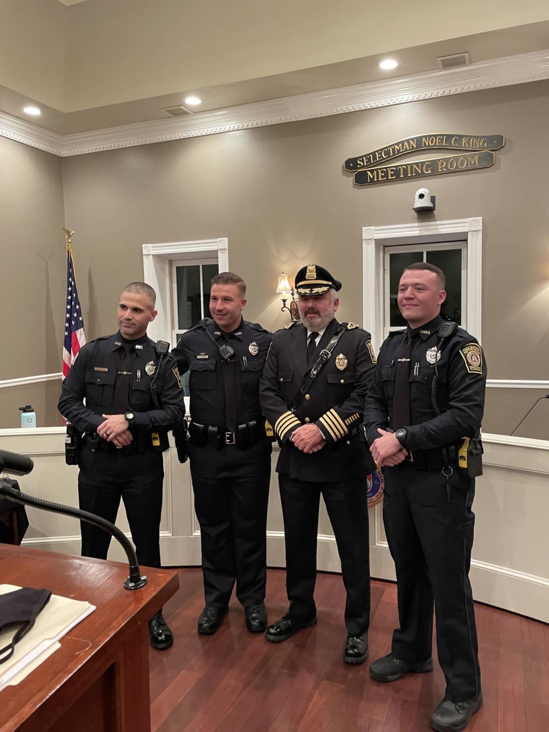 Holbrook Police Department Swears in Three New Officers | John Guilfoil ...