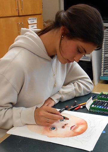 Masconomet Students Creating Portraits of Ukrainian Children to Provide ...