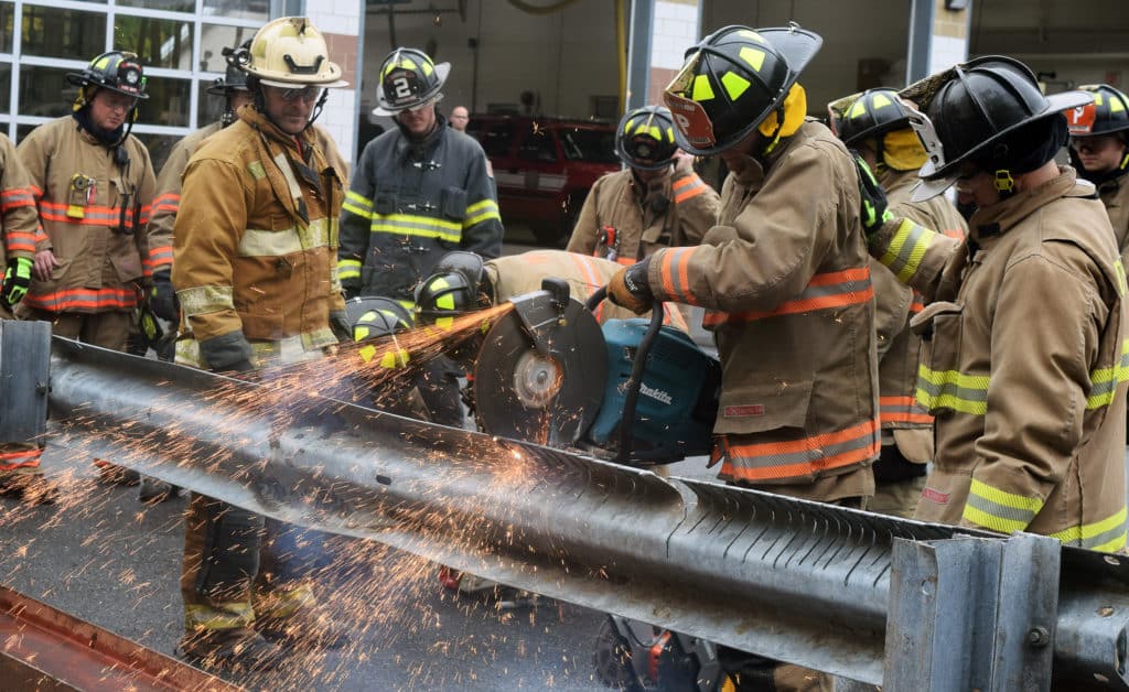 *PHOTOS* Dracut Fire Department Hosts Training on Using Saws in ...