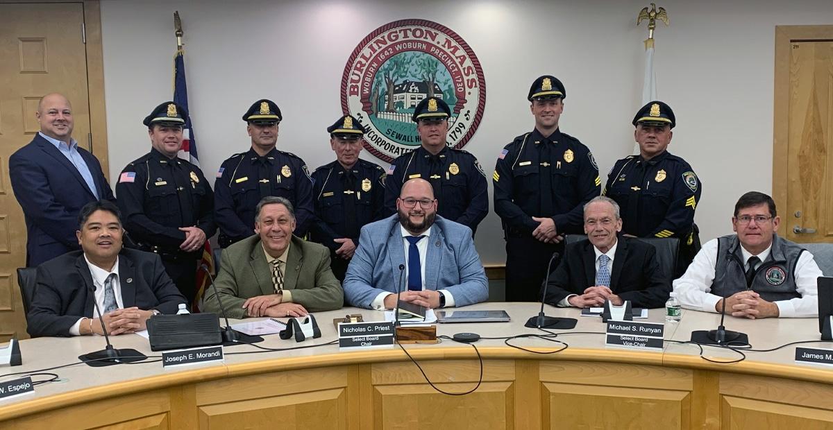 Burlington Police Department Promotes Five Officers and Supervisors ...
