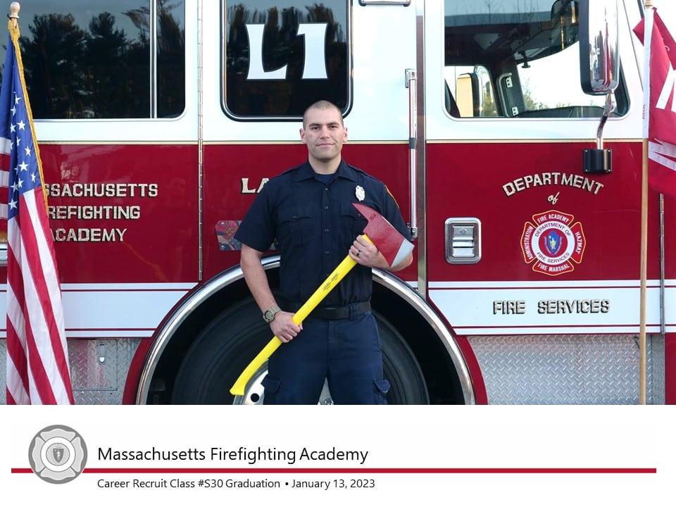 Ludlow Firefighter Jon-Luc Lavoie Graduates from Massachusetts ...