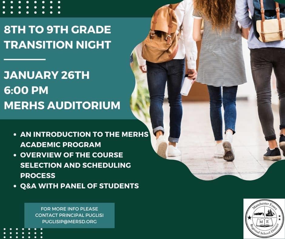 Manchester Essex Regional School District to Hold Transition to High ...