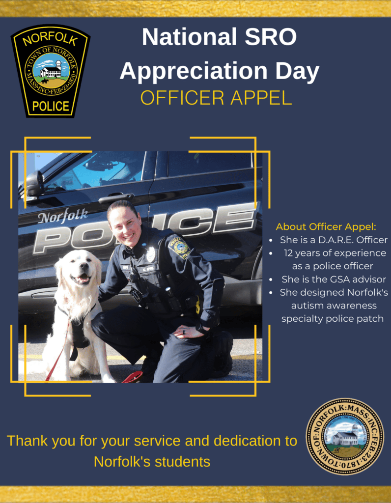 Norfolk Police Recognize School Resource Officer Katie Appel on ...