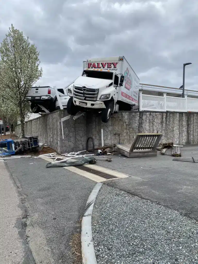Norfolk Police and Fire Departments Respond After Box Truck Crashes ...