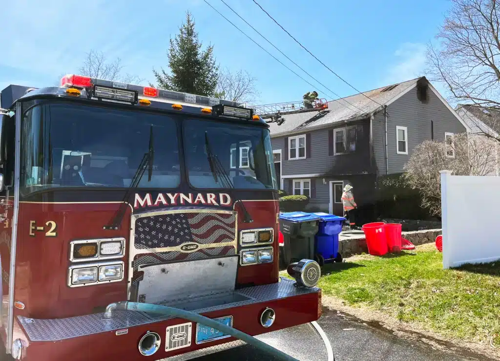 Maynard Fire Department Extinguishes Two-Alarm Fire | John Guilfoil ...
