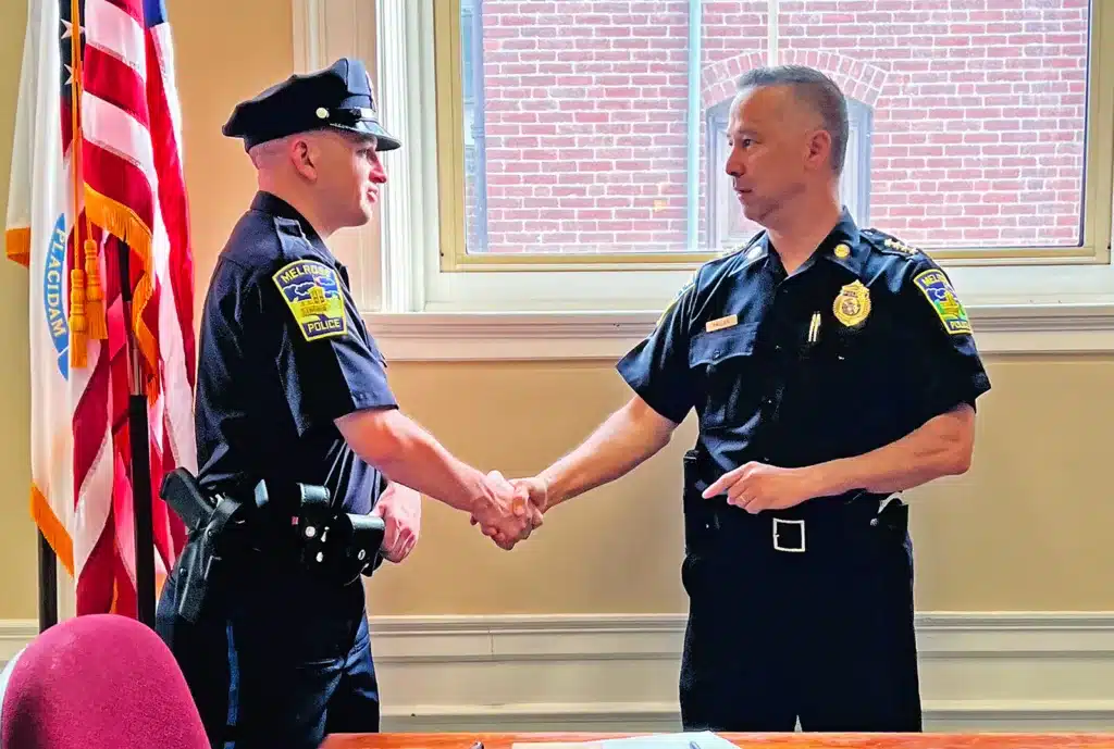 Melrose Police Department Welcomes New Officer | John Guilfoil Public ...