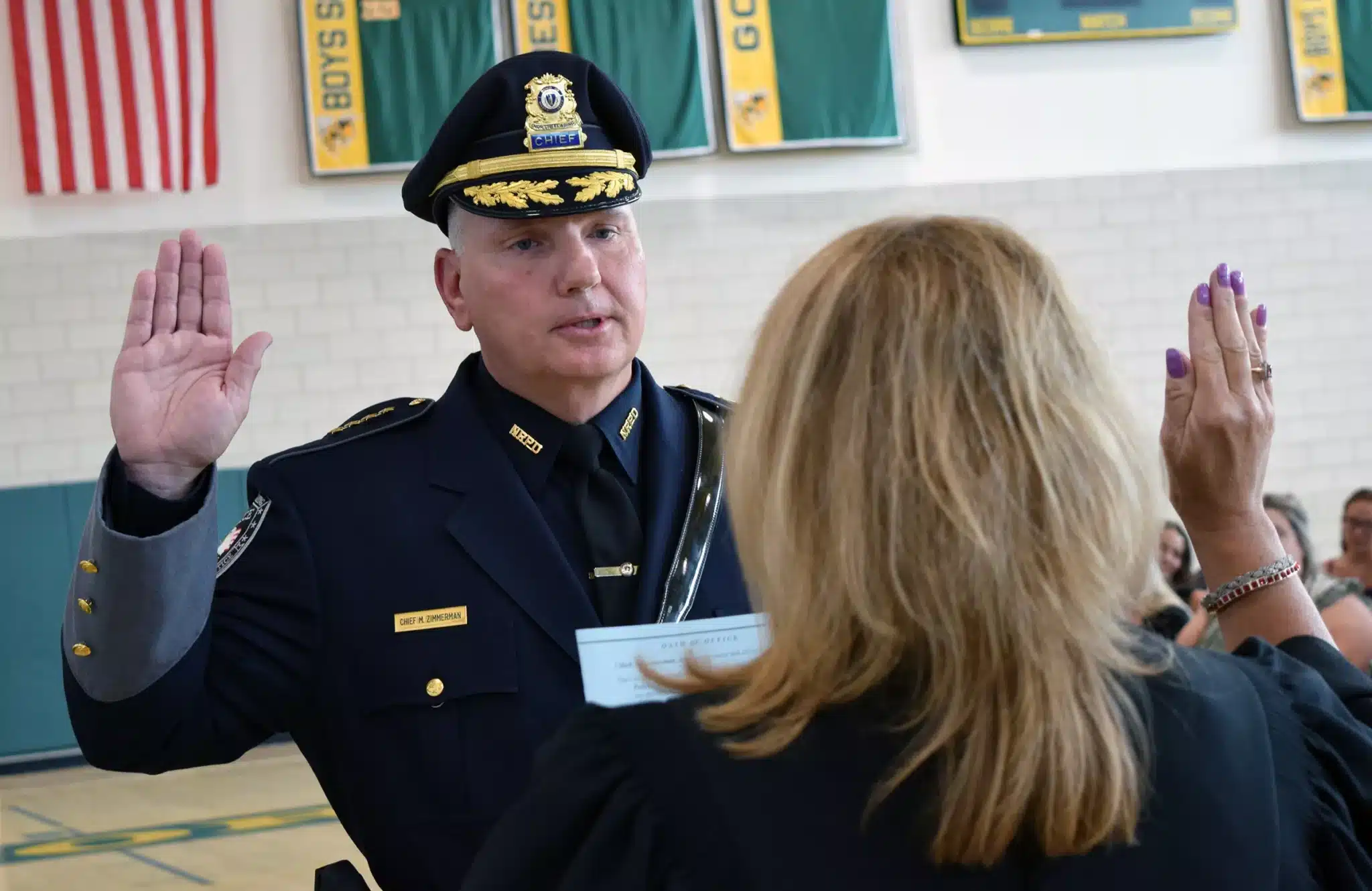 PHOTOS: Chief Mark Zimmerman Sworn In to Lead North Reading Police ...