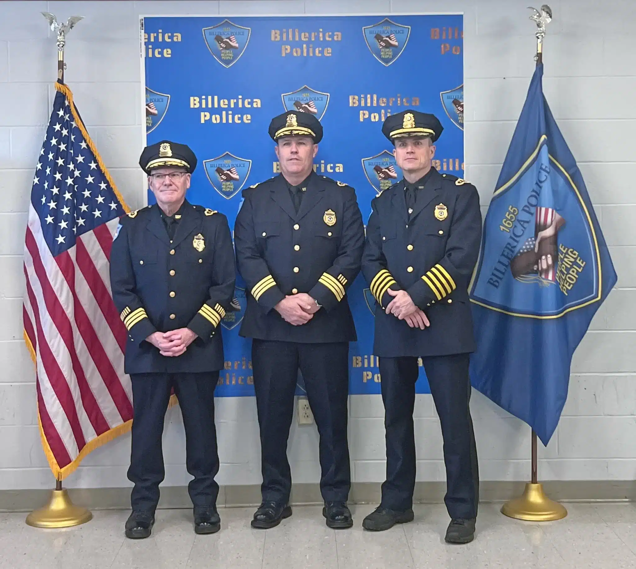Billerica Police Department Promotes Glen Magnan as Deputy Chief Jerry ...