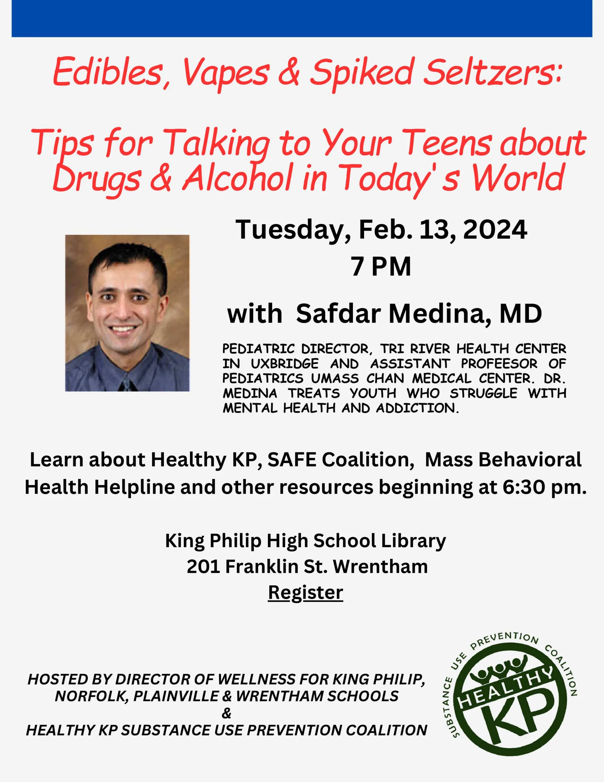 Healthy KP Substance Use Prevention Coalition to Host Presentation on ...