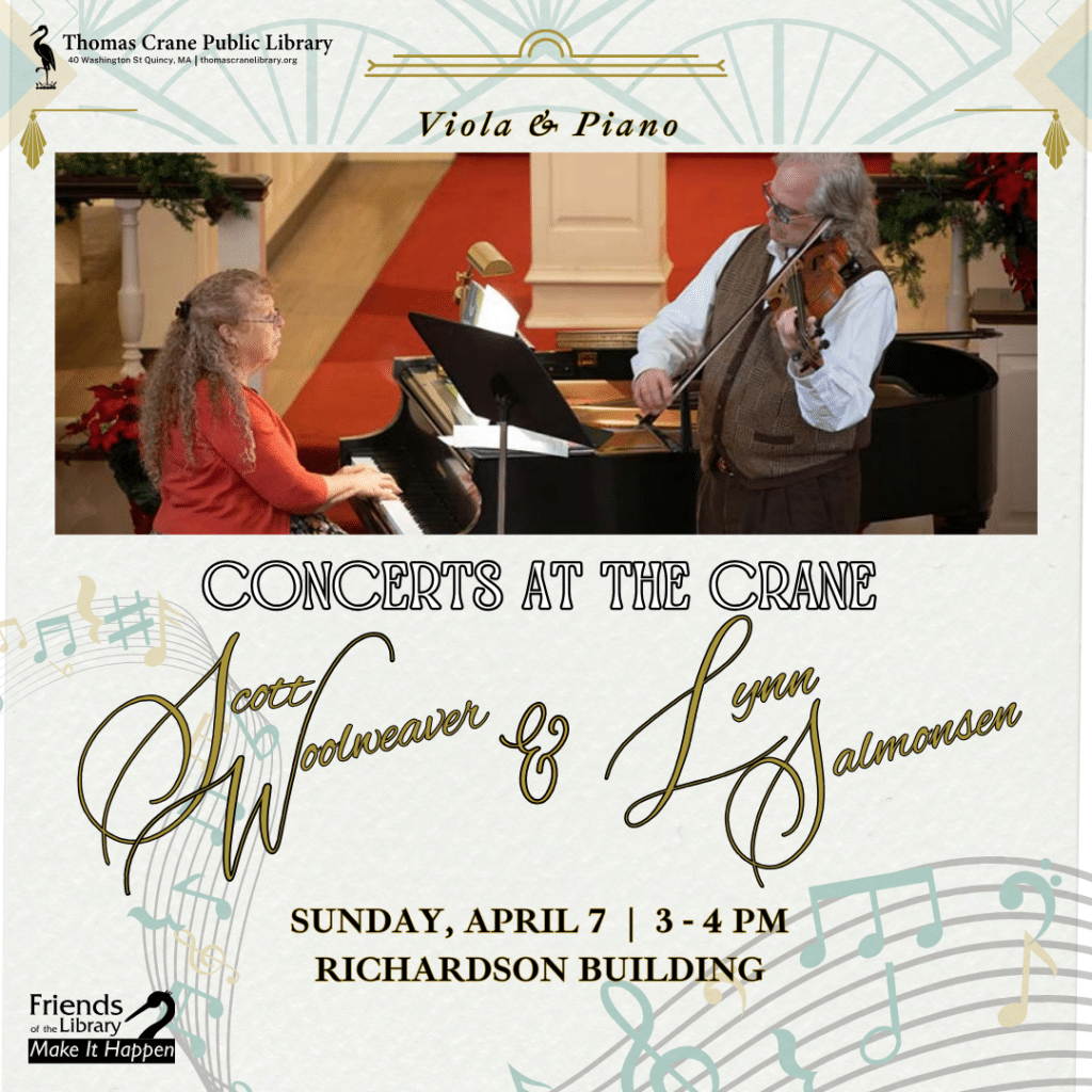 Thomas Crane Public Library Invites Community Members to Attend April's ...