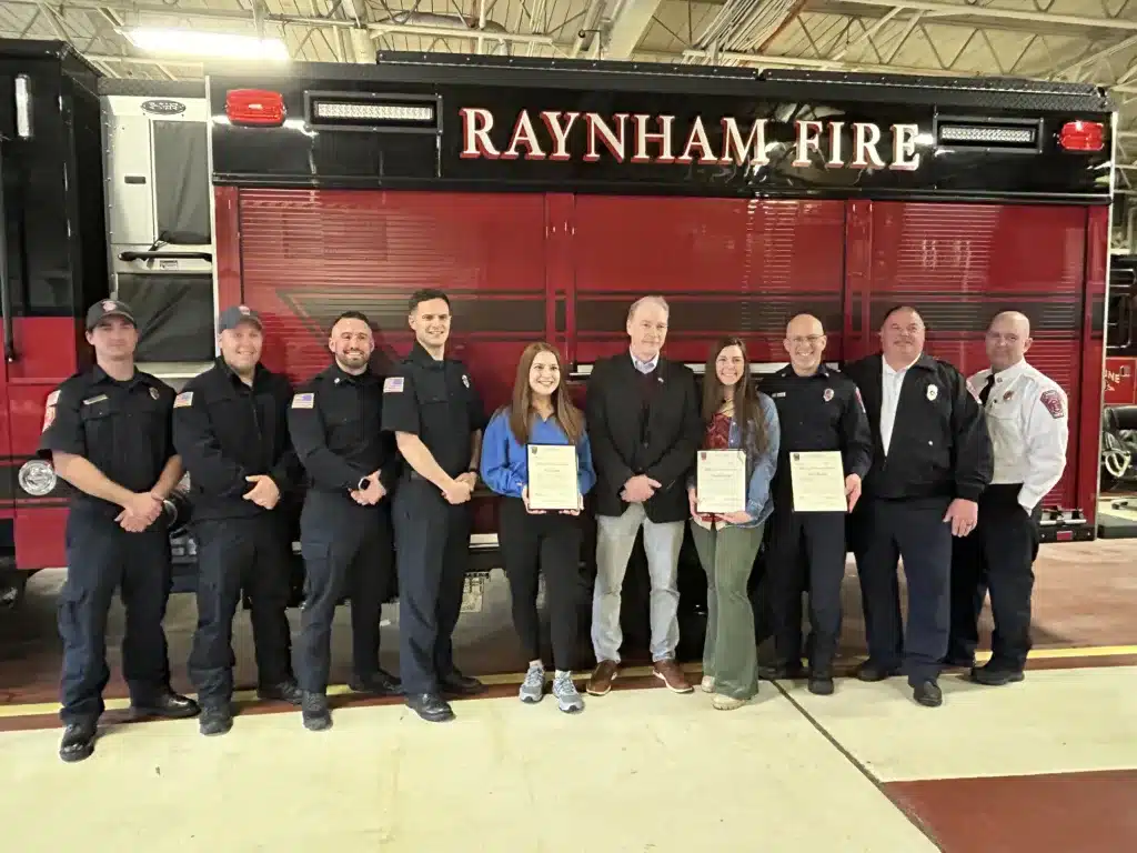 *PHOTOS* Raynham Fire and Police Departments Reunite with Man Who ...