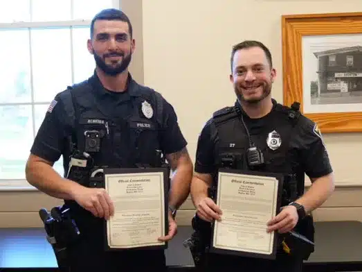 Two Dighton Police Officers Receive Commendation for Saving Man’s Life ...