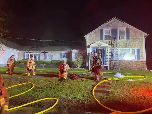 Ludlow Fire Department Extinguishes 3-Alarm House Fire After Lightning ...