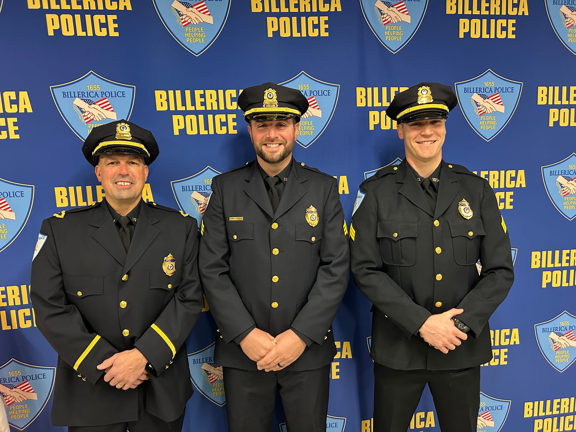 Billerica Police Department Promotes Lt. Mark Tsoukalas and Sergeants ...