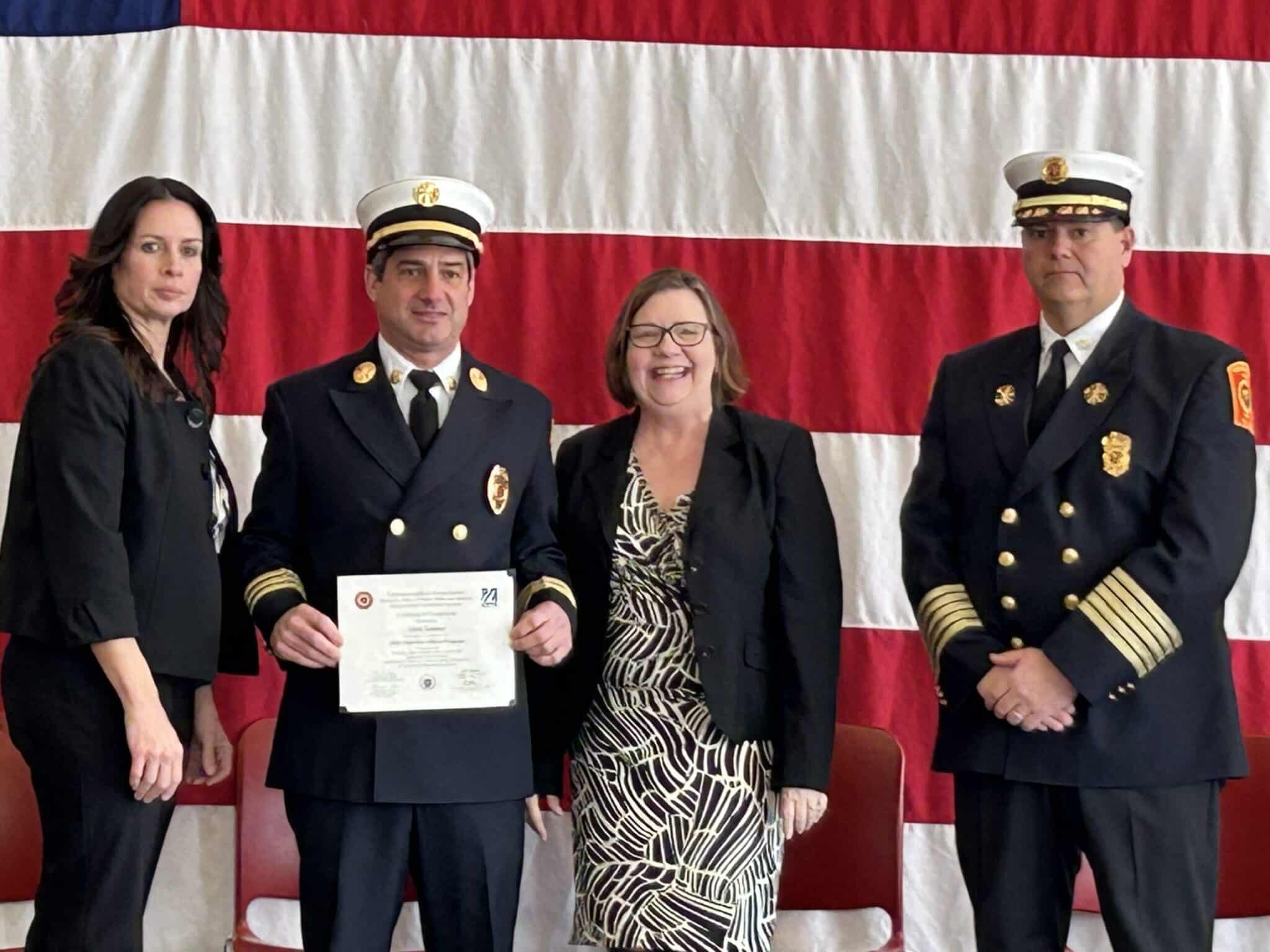 Acton Fire Deputy Chief Christopher Sammet Graduates from Chief Fire ...