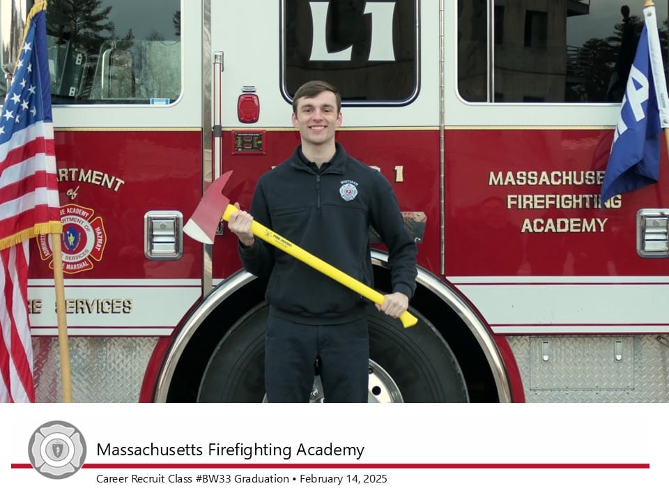 Whitman Firefighter Graduates from Massachusetts Firefighting Academy ...