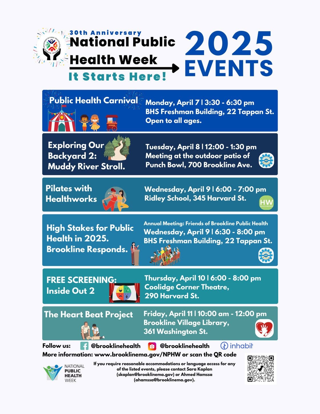 Brookline Department of Public Health and Human Services Invites the ...