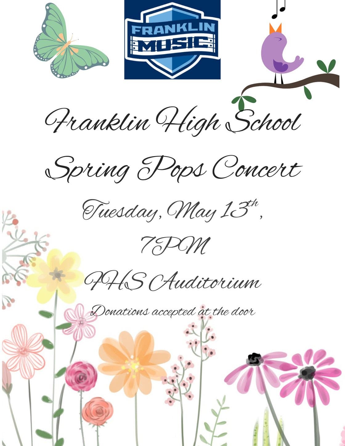Franklin High School to Host Spring Pops Concert on May 13 | John ...