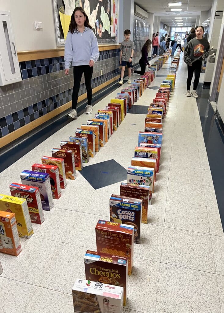Thomas Blake Middle School Sixth Graders Collect 450 Boxes of Cereal ...