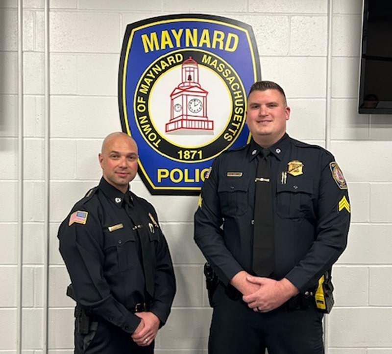 Maynard Police Department Promotes Two to Senior Leadership Positions ...