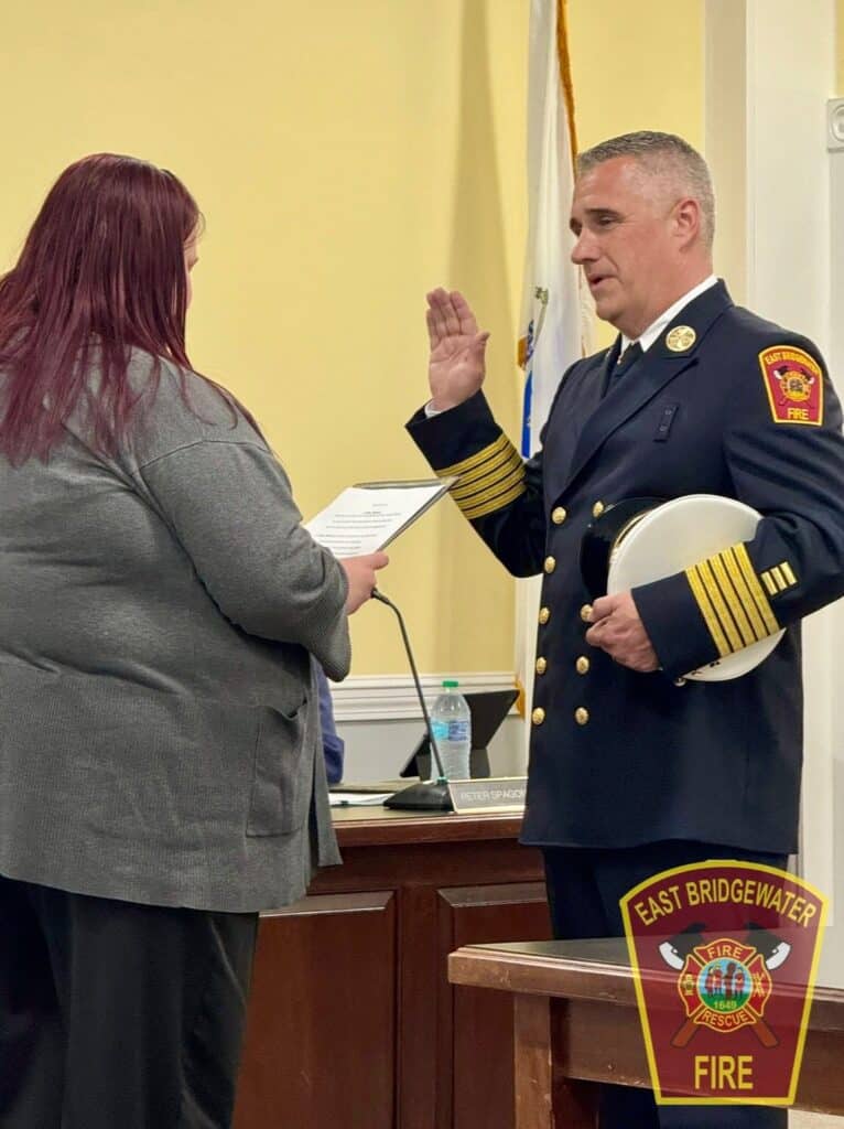 John Dzialo Sworn in as New East Bridgewater Fire Chief | John Guilfoil ...