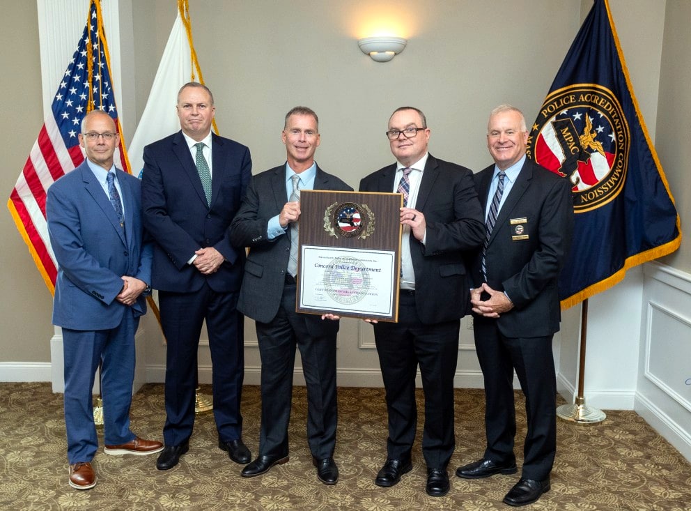 Concord Police Department Earns Re-Accreditation from the Massachusetts ...