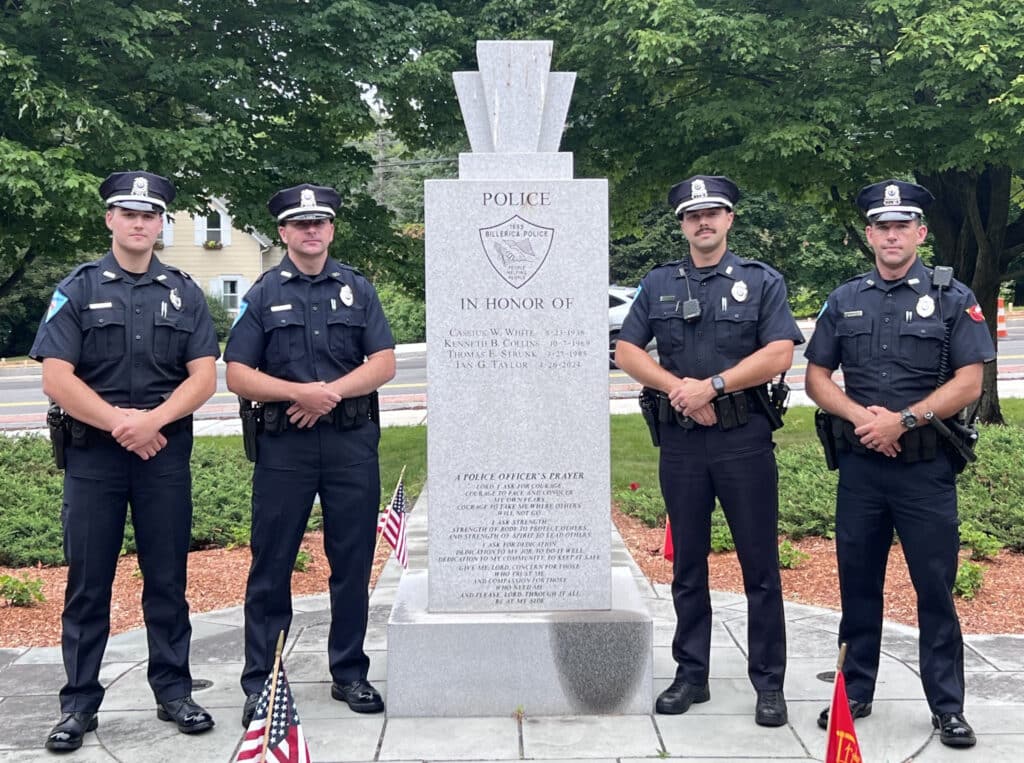 Billerica Police Department Welcomes Four New Officers | John Guilfoil ...