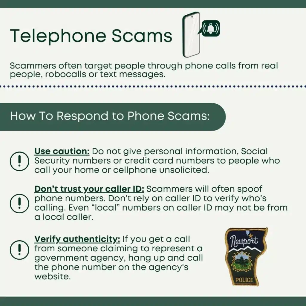 Newport Police Department Warns Community about Solicitation Scam ...