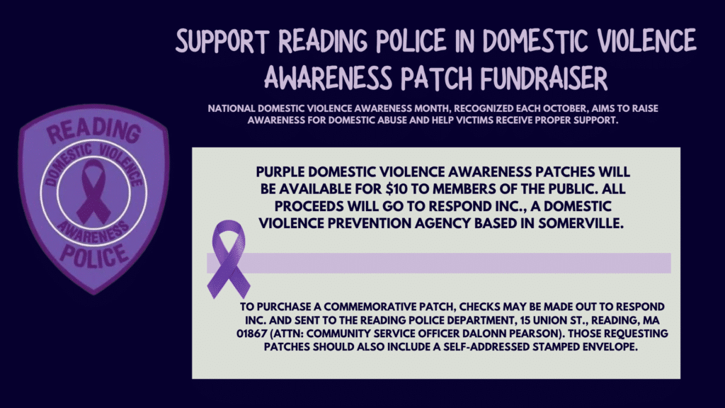 Reading Police Department to Once Again Participate in Domestic ...