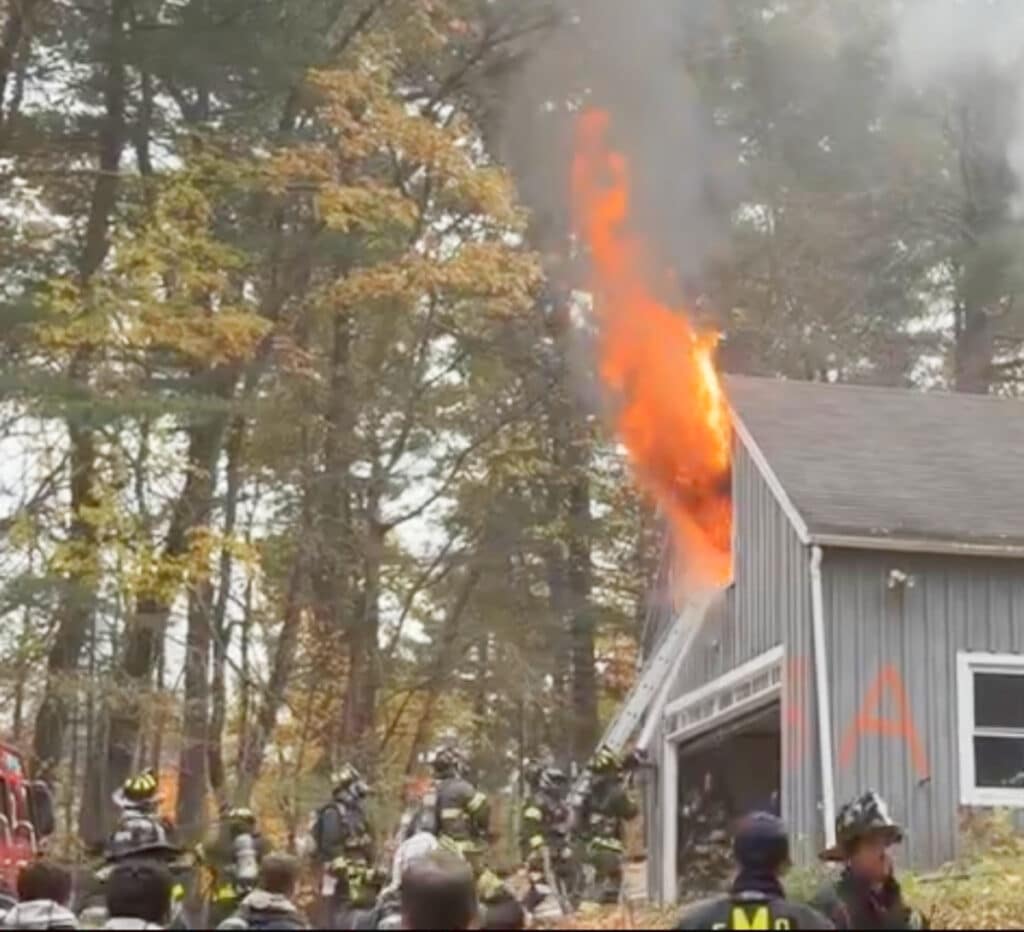 North Reading Fire Department Conducts Live-Fire Training; Responds to ...