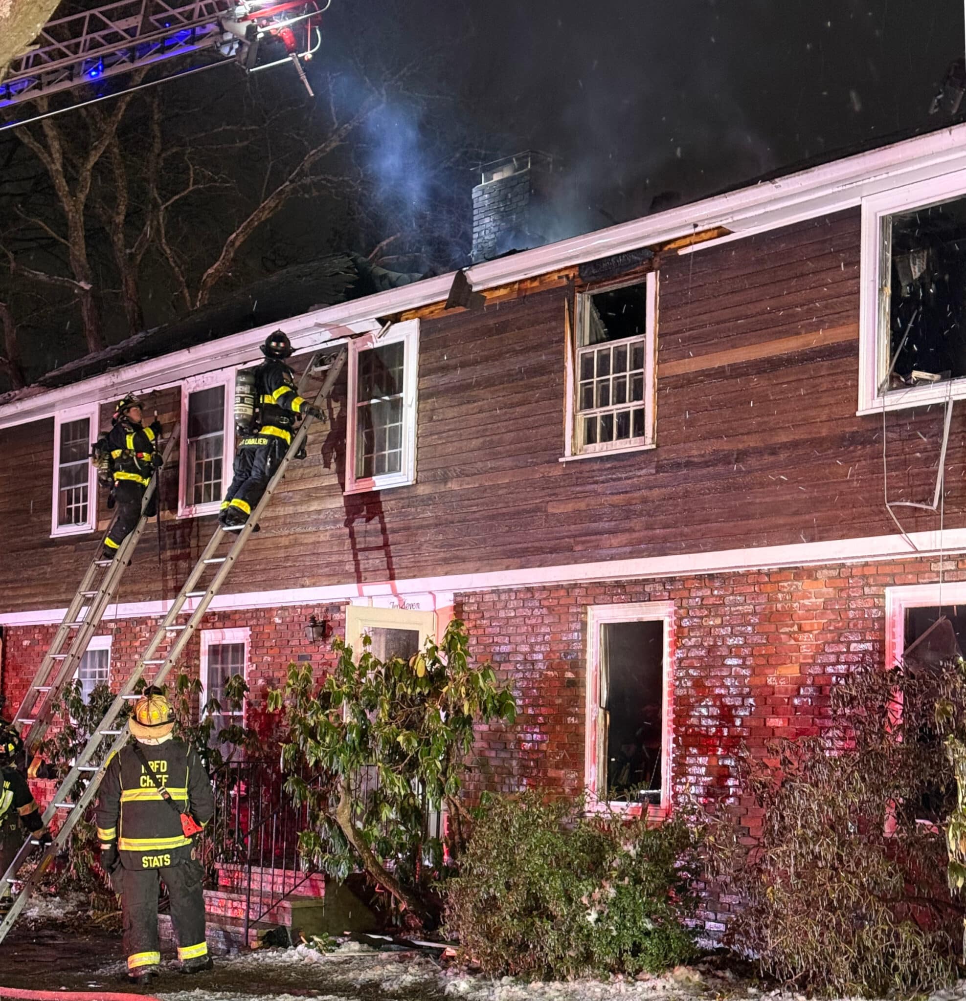 Reading Police and Fire Departments Respond to Three-Alarm Fire on ...