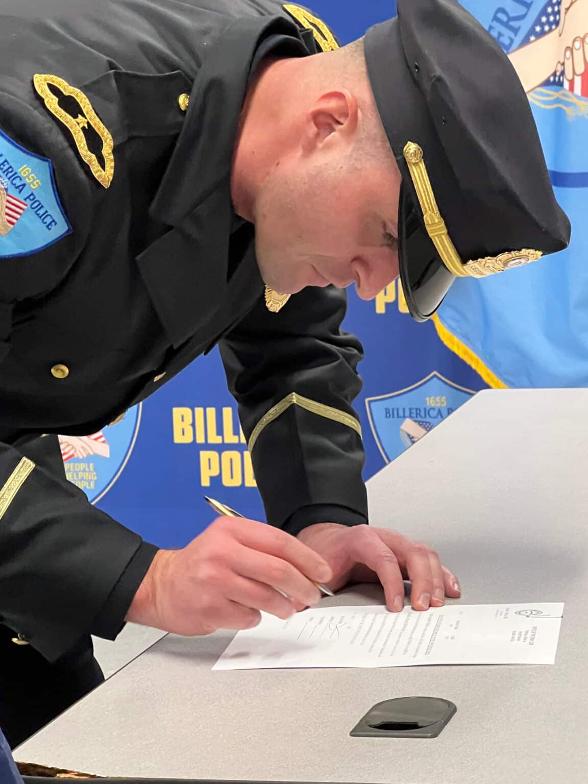 Billerica Police Department Promotes Cory Bandouveres to Lieutenant ...