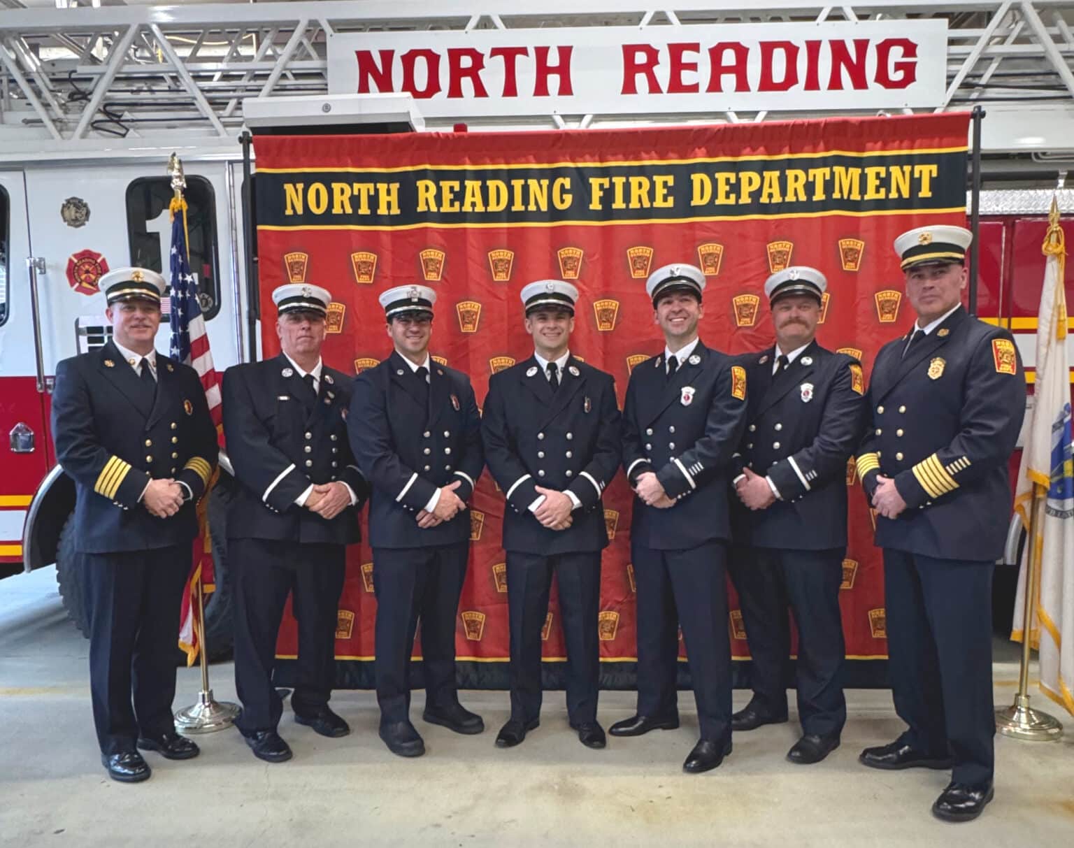 LEADERSHIP RECOGNIZED: North Reading Fire Department Promotes Five ...