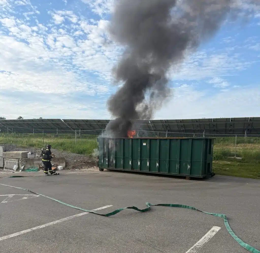 Acton Fire Responds to Dumpster Fire at Transfer Station | John ...